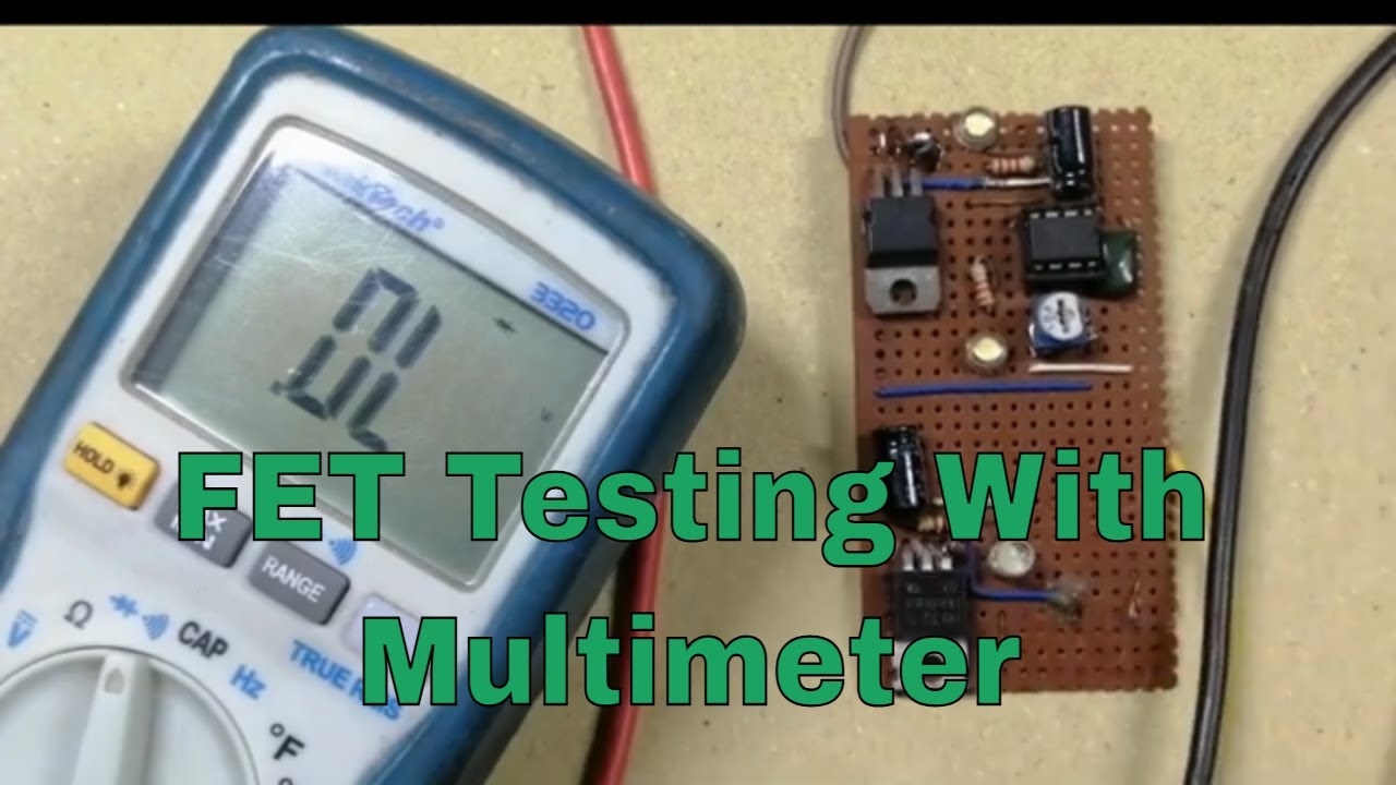 How to test MOSFET Using a Digital Multi meter - YouTube
