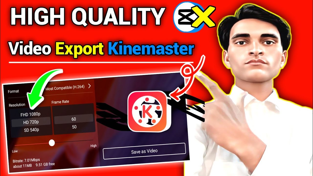 🔥 कम MB में अच्छी Quality का Video Export कैसे करें Kinemaster से ...