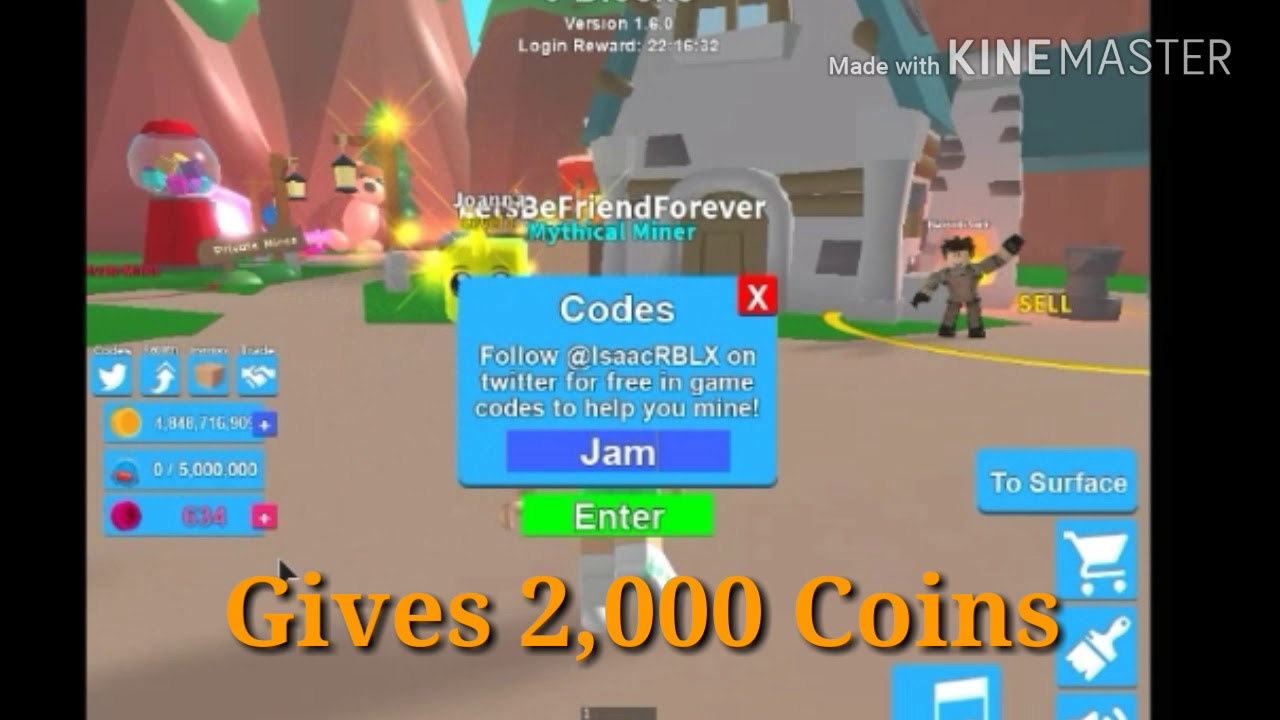 Roblox Mining Simulator | All Mining Simulator Codes! - YouTube