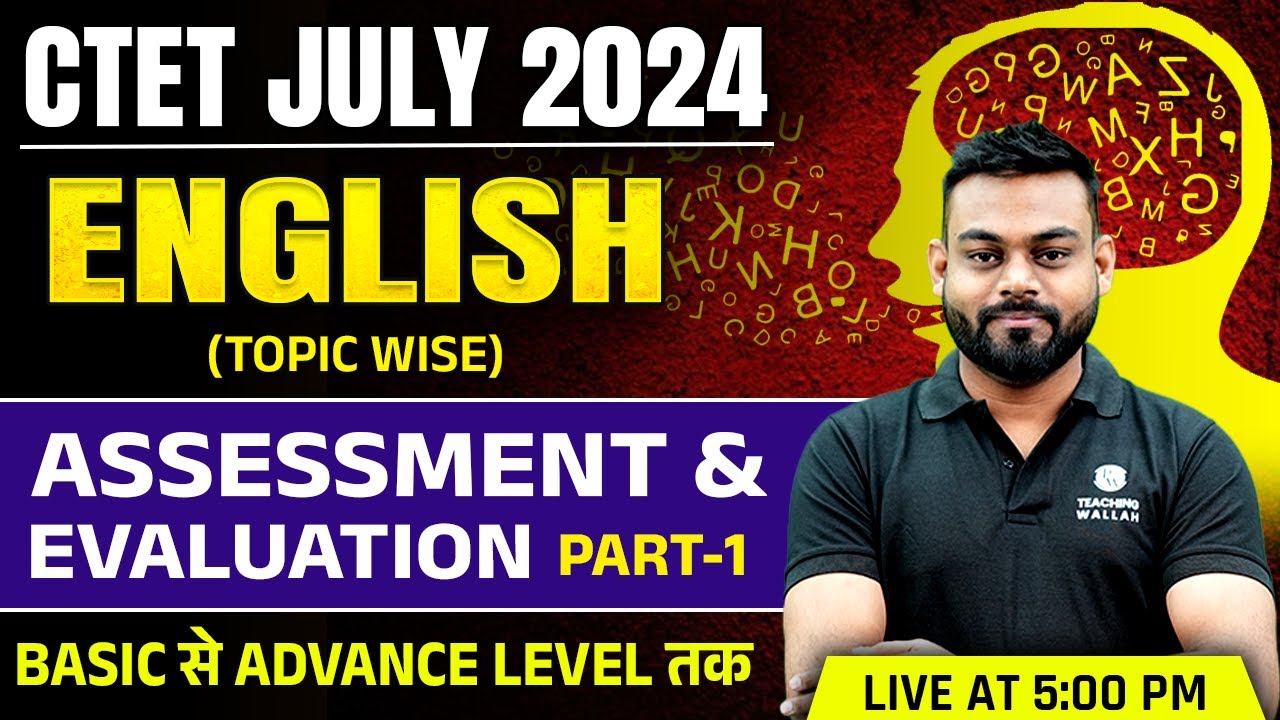 English for CTET Paper 2 and 1 | CTET Assessment and Evaluation Part-1 ...