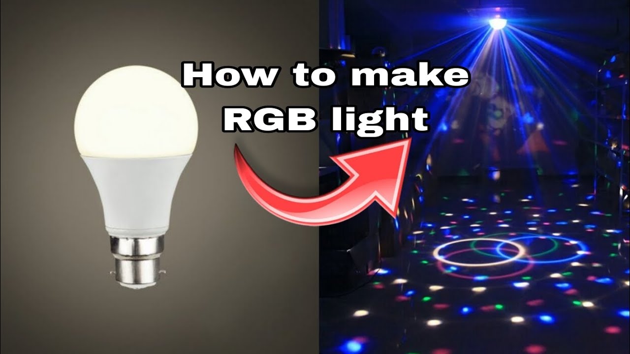 How to make RGB LIGHT in my house. simple step. RGB light kaise banaen ...
