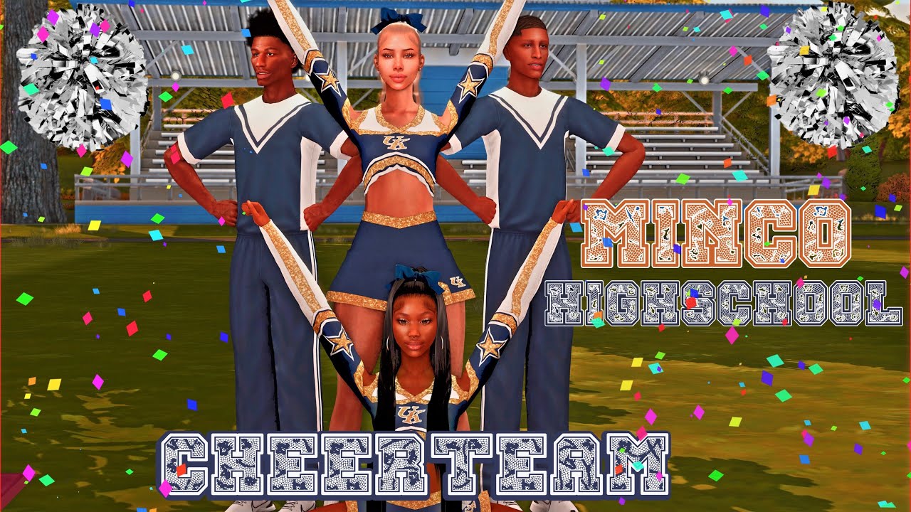 CREATE A SIM |TEEN CHEER TEAM | + CC Folder & Sims Download | SAVE FILE ...
