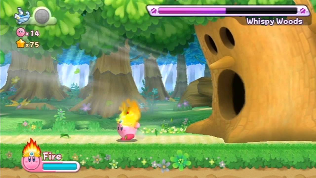 Kirby's Return To Dreamland - Cookie Country ~ Boss: Whispy Woods [HD ...