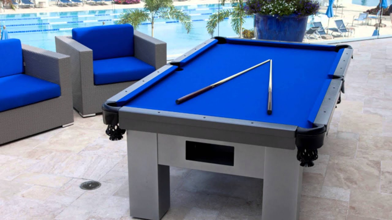 Country Club Gets Custom Outdoor Pool Table - YouTube