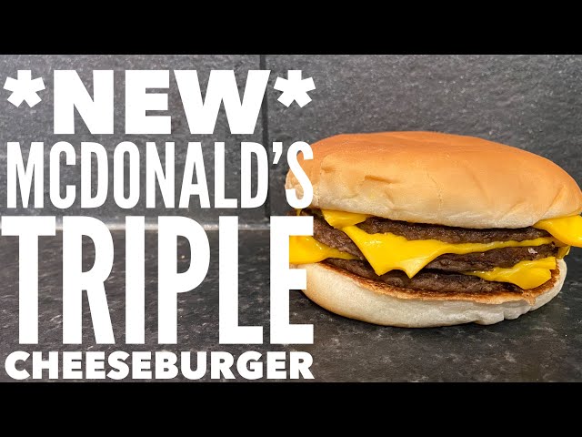 Mcdonalds Trippel Cheeseburger Mcdonald's Has Launched A Triple