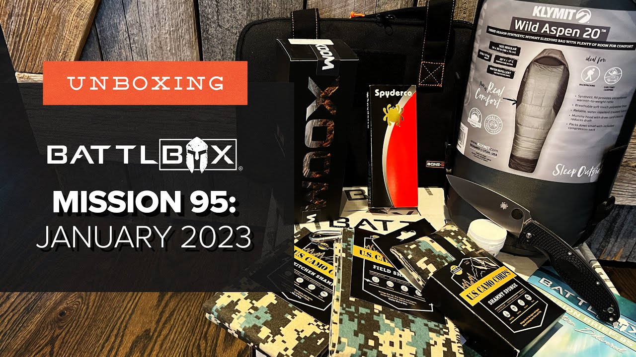 A Spyderco and Survival Gear! - Unboxing Battlbox Mission 95 - Pro Plus ...