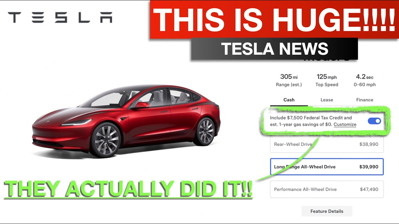 BREAKING: TESLA IS GOING TO DOMINATE AFTER THIS CHANGE!! - YouTube