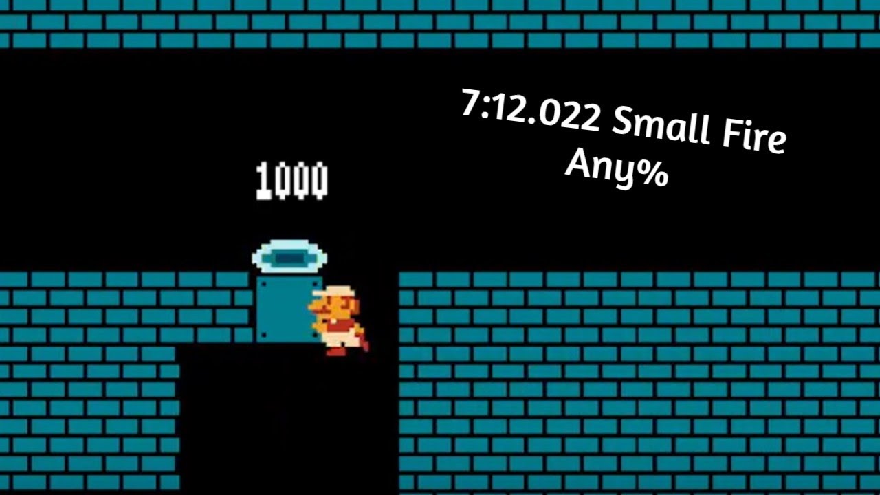 Super Mario Bros. Small Fire Any% in 7:12.022 *FWR* - YouTube