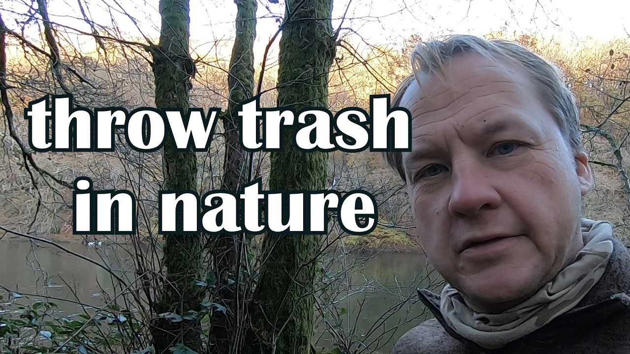 Tin Can Fire Experiment let's Throw Some Trash in Nature - YouTube