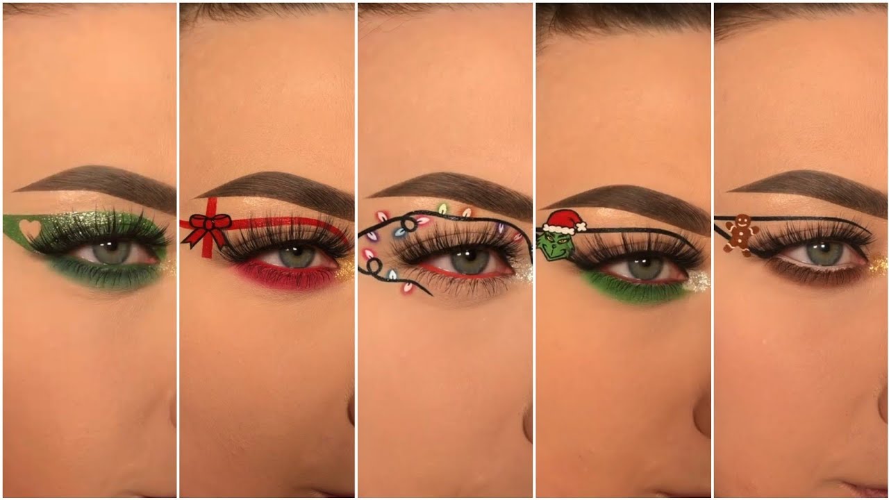 Tutorial de Maquiagem de Natal | Christmas Makeup 🎅🏻🎄☃️ - YouTube