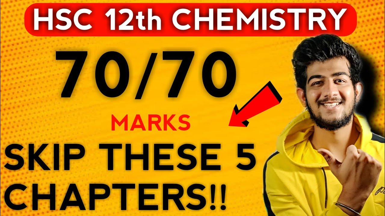 {🔥BEST🔥} CHEMISTRY CLASS 12 HSC WEIGHTAGE AND HSC CHEMISTRY STRATEGY ...