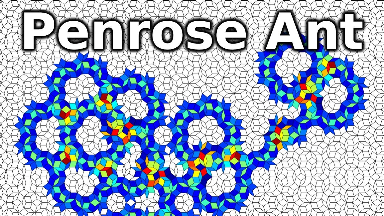 Langton's Ant on Penrose Tiling producing a Pentaflake-like Fractal ...