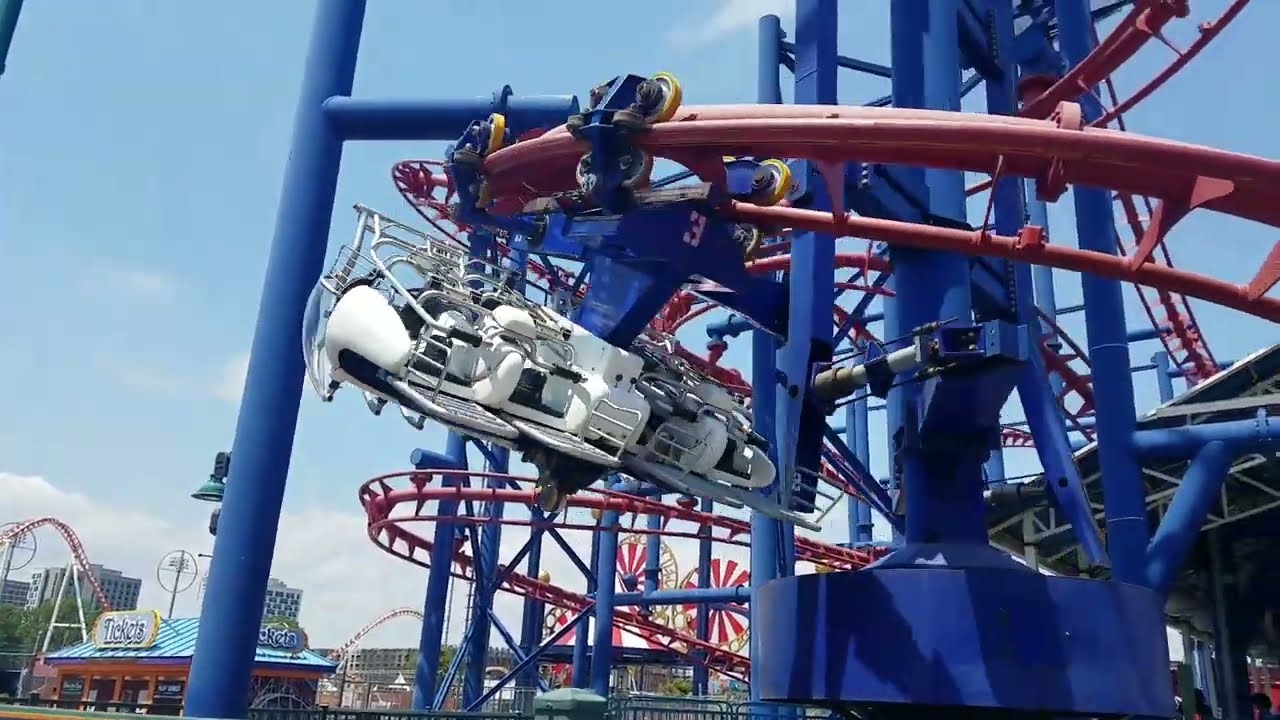 Marlie on the Soaring Eagle Ride at Coney Island - YouTube