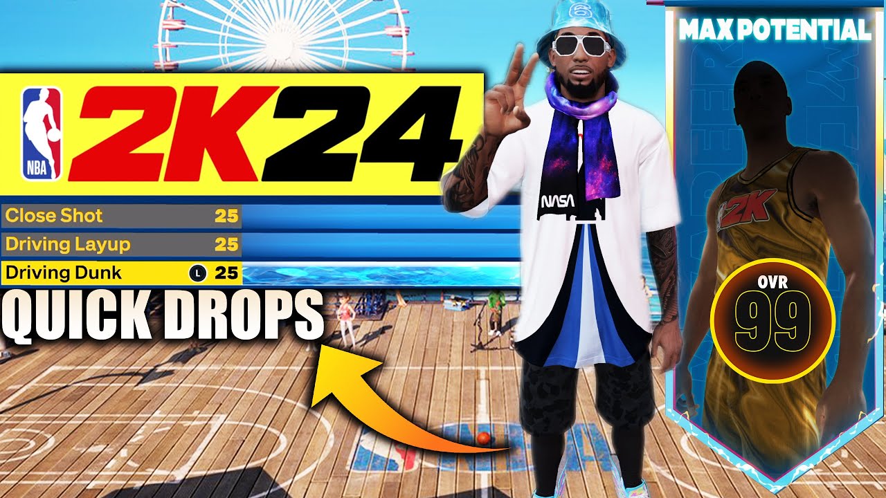 How The NBA 2K24 Builder Can Fix Quick Drop Dunk Animations - YouTube