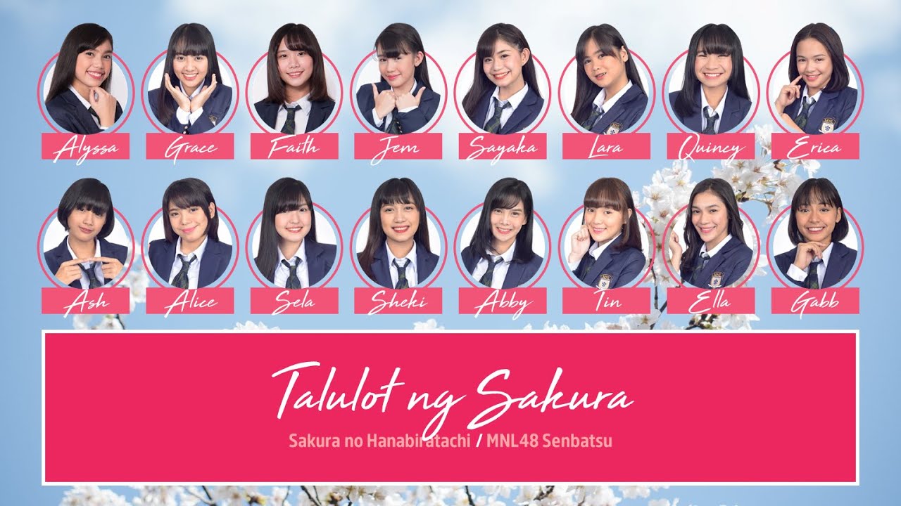 MNL48 – Talulot ng Sakura (Sakura no Hanabiratachi) [Color Coded Lyrics ...