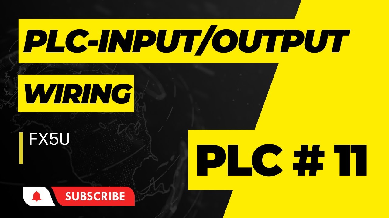 PLC#11 การต่อ Input/Output PLC FX5U แบบ Sink-Source - YouTube