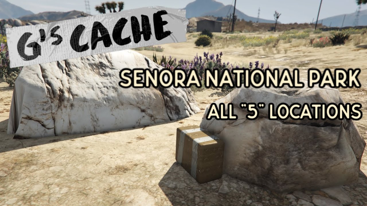 Gs Caches Locations Senora National Park | GTA Online Gs Cache ...