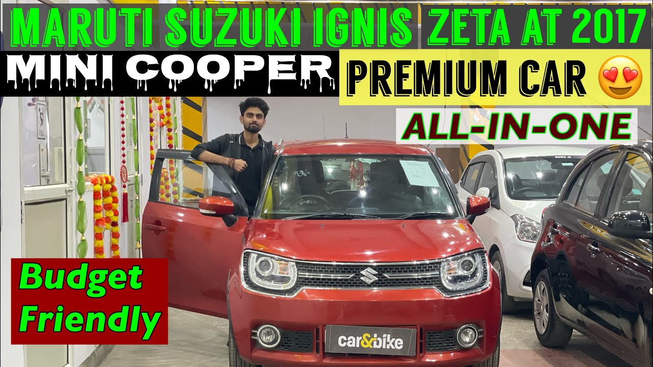 ALL-IN-ONE😍 MARUTI PREMIUM CAR IGNIS🤎 MINI COOPER LOOK🔥 AUTOMATIC CAR ...