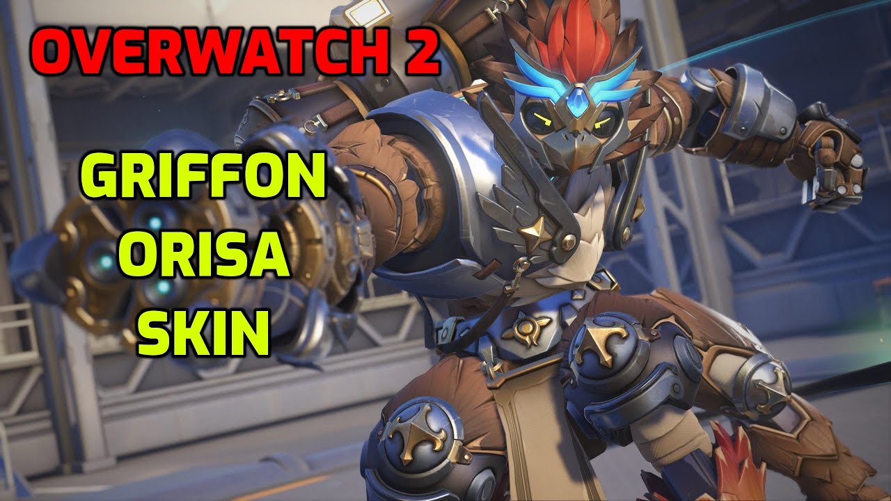 Orisa Gr-iffon Skin (Battle Pass Season 5) Overwatch 2 Legendary Skin - YouTube