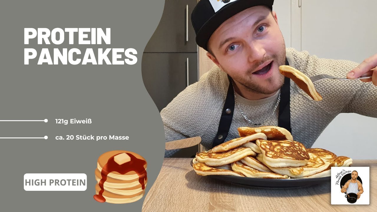 121g HIGH PROTEIN Pancakes - YouTube