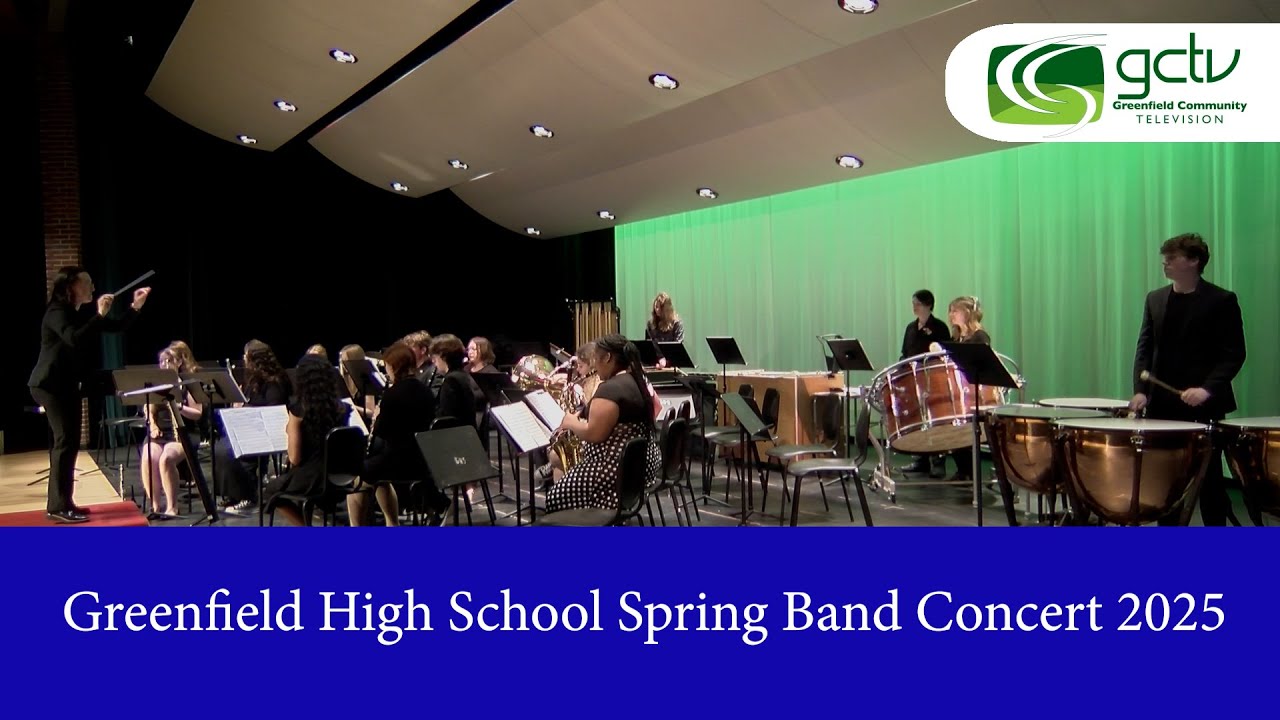 Greenfield High School Spring Band Concert 2025 - YouTube
