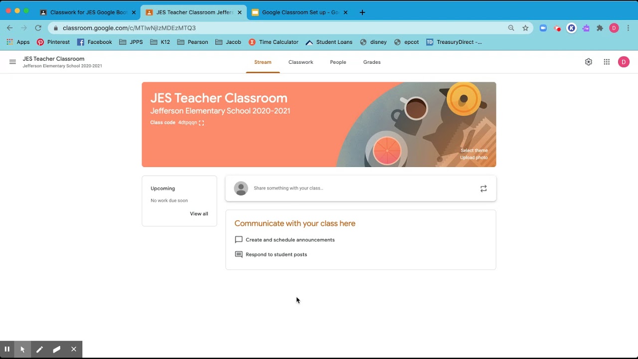 Google Classroom Setup Part 2 - YouTube