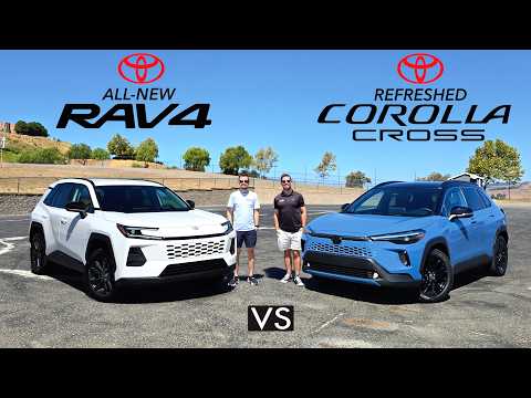 SIBLING SHOWDOWN -- 2026 Toyota RAV4 vs. 2026 Toyota Corolla Cross: Comparison