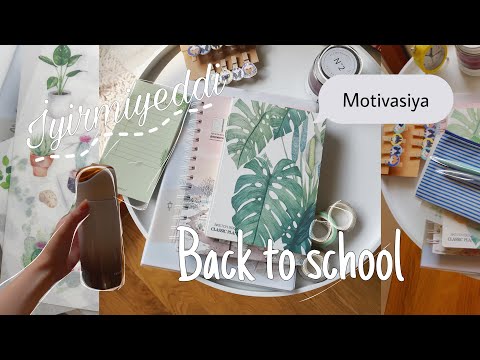 Dərs oxumaq üçün keyfiyyətli ləvazimatlar 📒/ motivasiya alacağın video✨