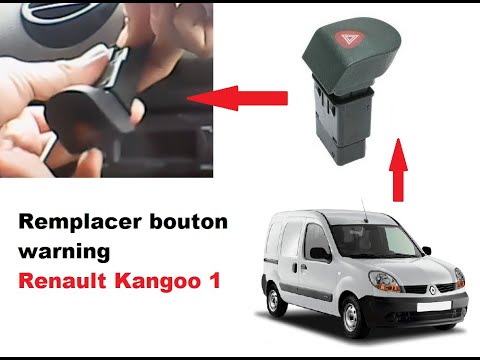 Remplacer bouton warning Renault Kangoo 1