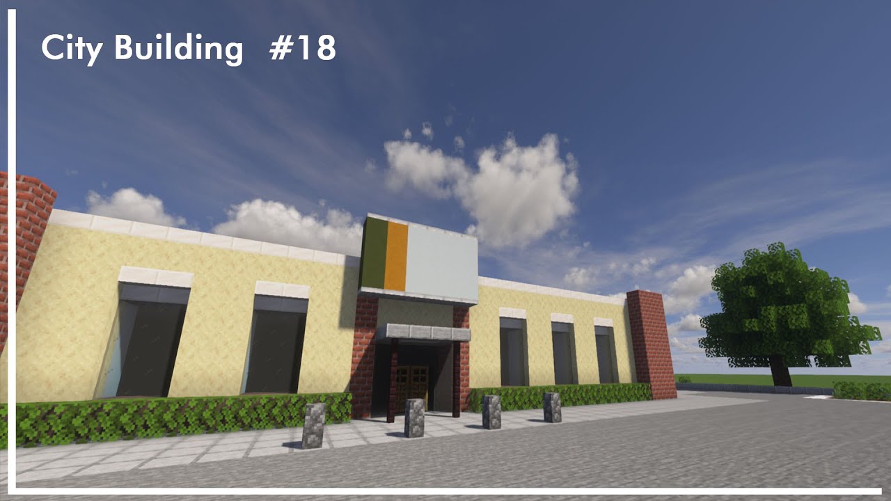 City Building #18 II Bank II Minecraft timelapse - YouTube