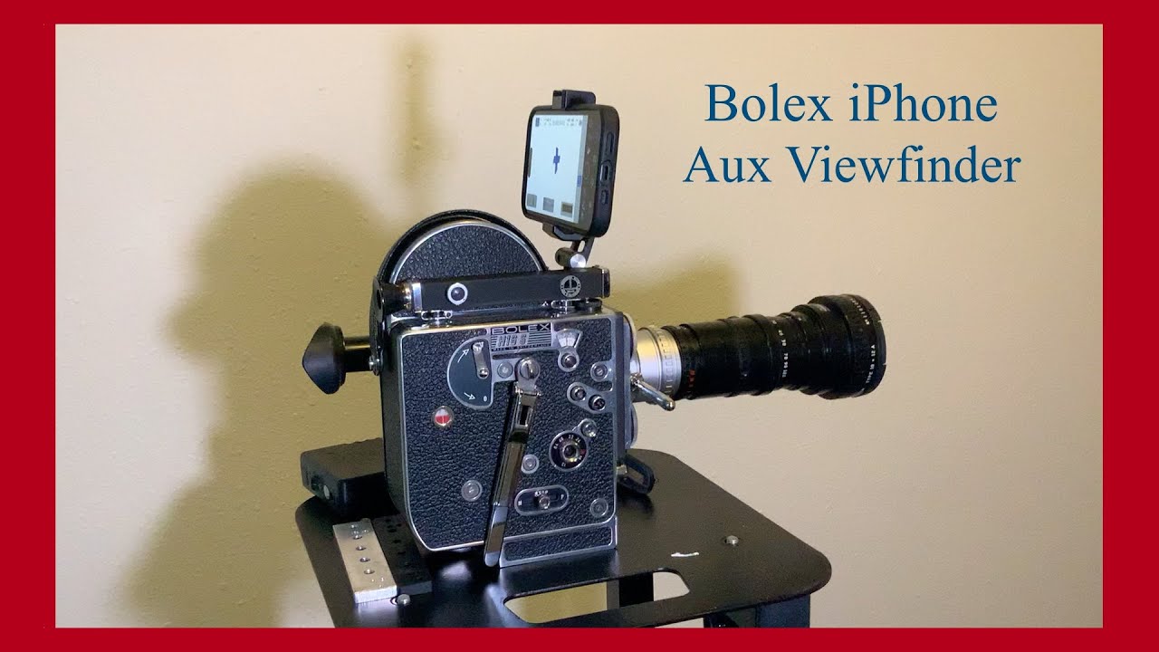 Bolex Cold Shoe Aux Viewfinder Idea, Small Rig iPhone Mount - YouTube