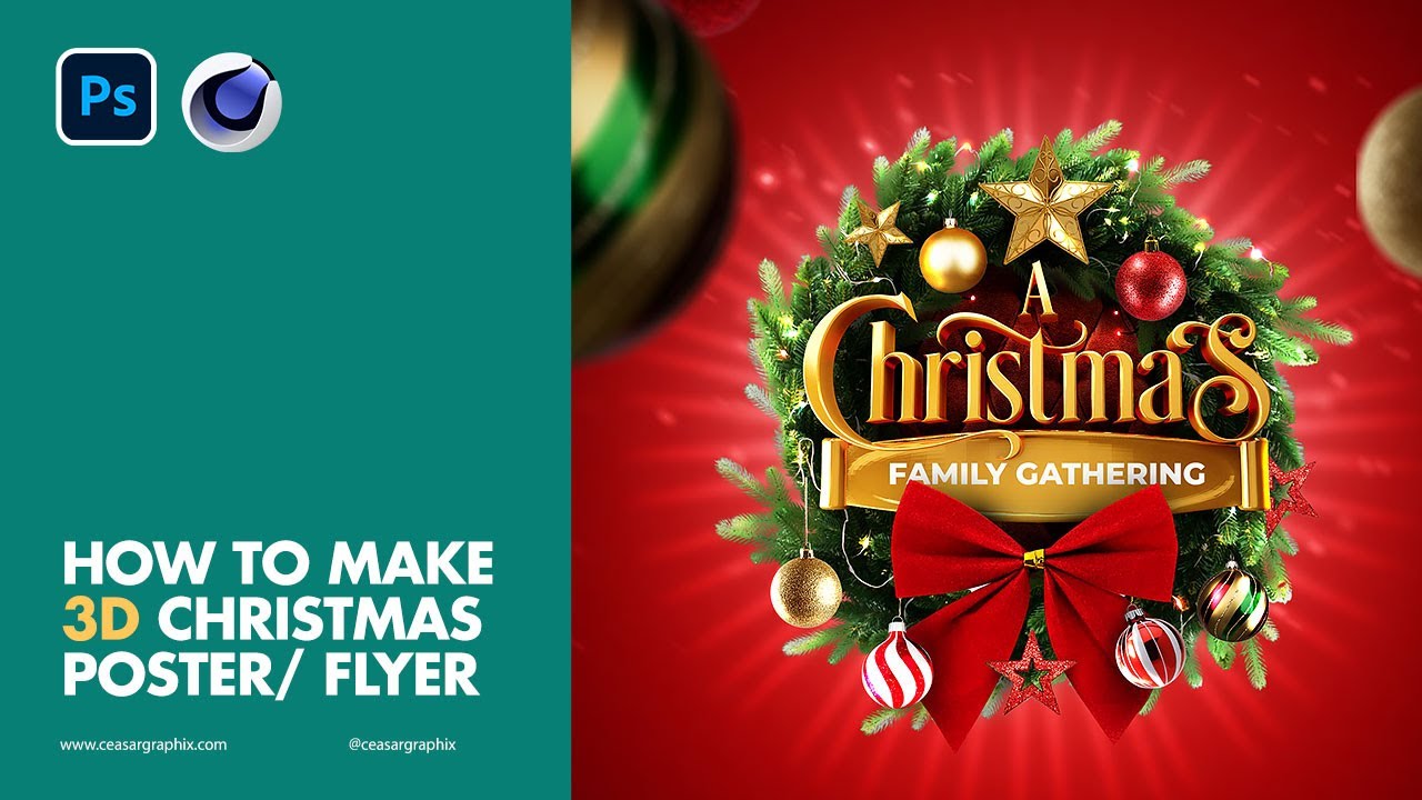 How to Design a Social Media Christmas Celebration Flyer💯💥 - YouTube