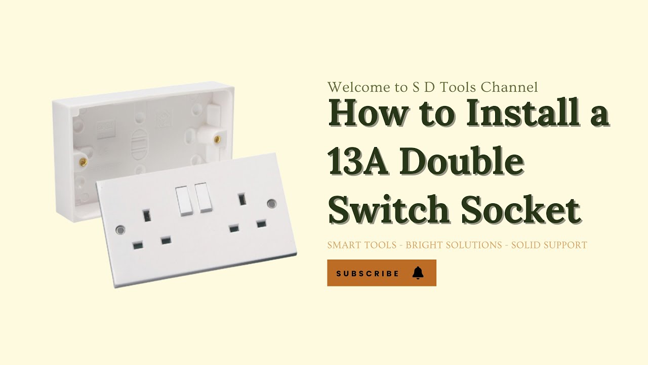 How to Install a 13A Double Switch Socket | DIY Step-by-Step Tutorial ...