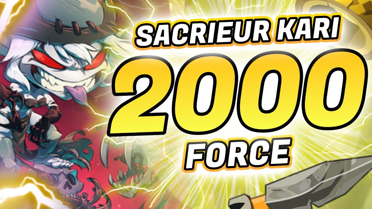 2000 FORCE, SACRIEUR ÉPÉE KARI NOSTALGIE SUR DOFUS 3 - YouTube