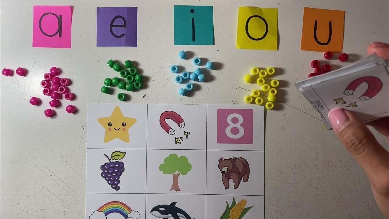 Lotería de vocales || Lenguaje y Comunicación - YouTube