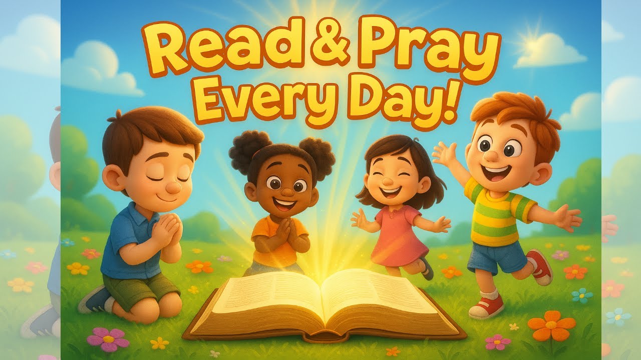 Read Your Bible, Pray Every Day | Christian Kids sing along Song ...
