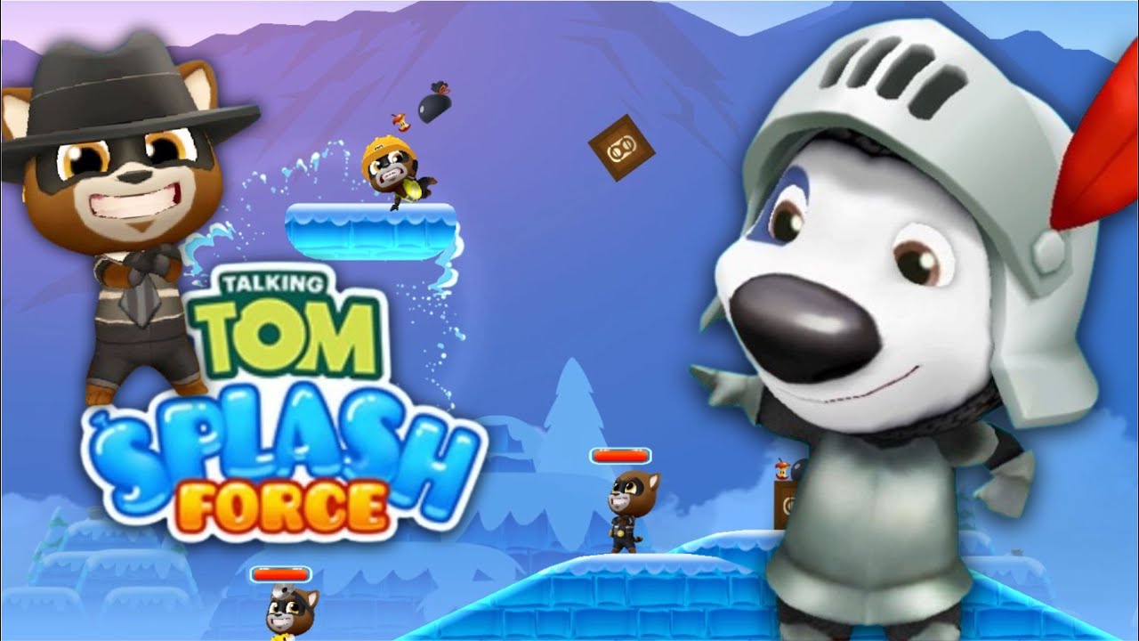 Talking Tom Splash Force | Knight Hank | Full-Screen Walkthrough ...