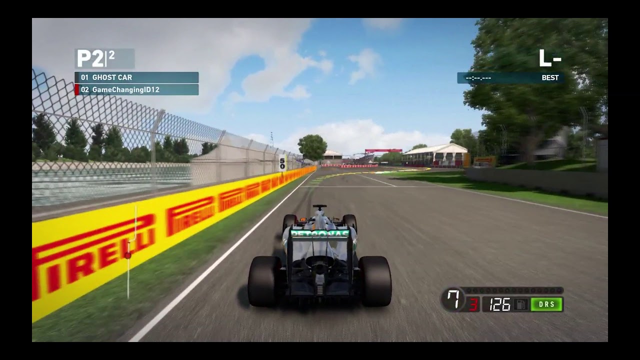 F1 2014 PS4 PS Now Gameplay - Time Trial : Canada - YouTube
