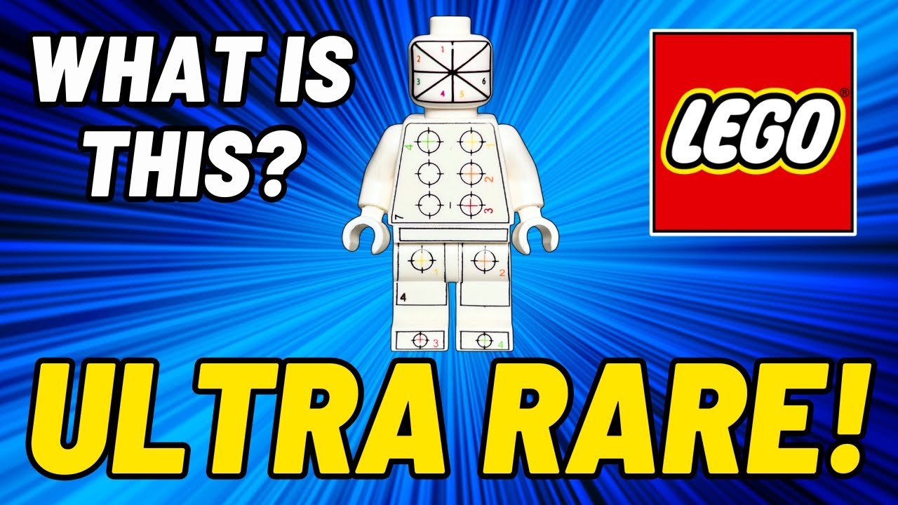 Ultra RARE Lego Factory Test Print Alignment Minifigure! HD 4K - YouTube