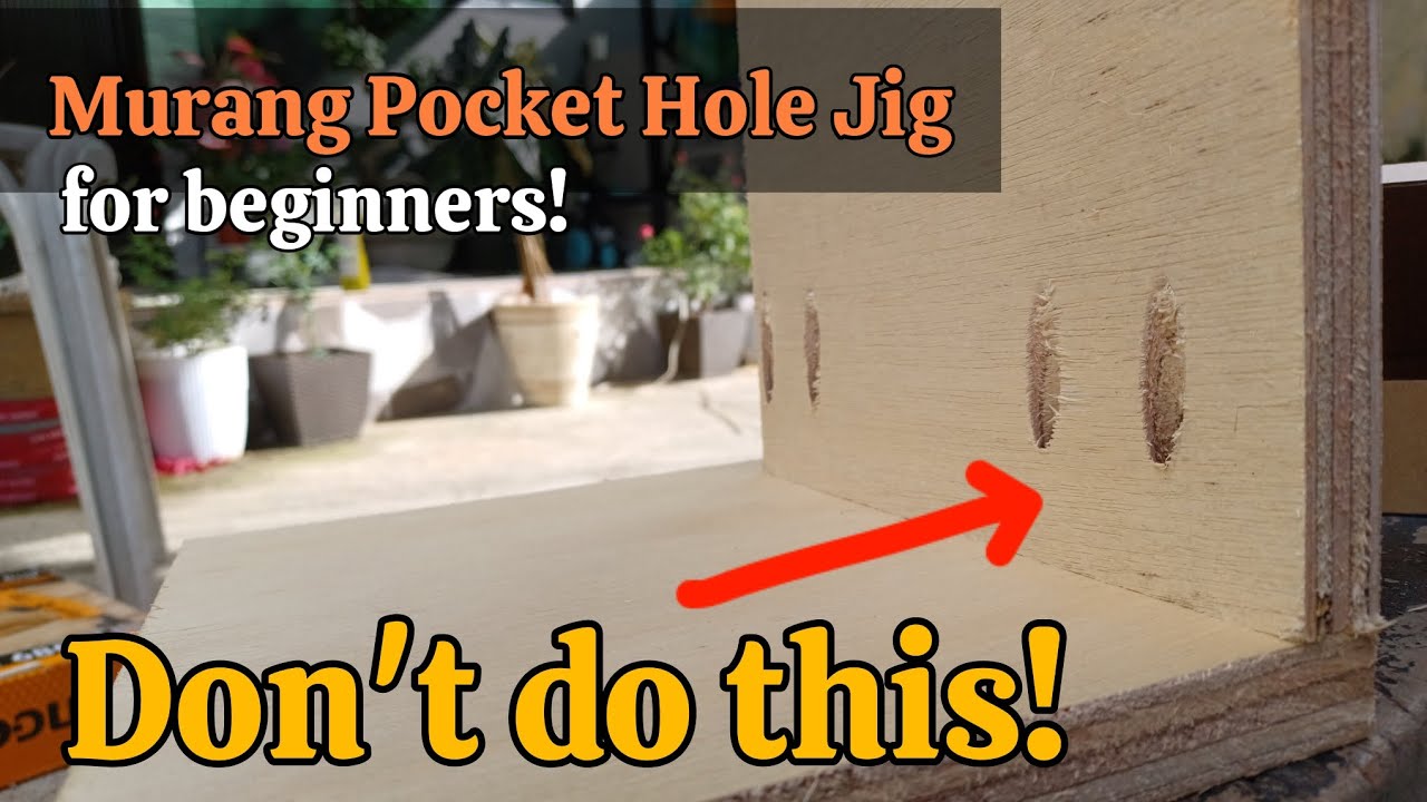How to use pocket hole Jig | Mumurahing pocket hole jig | Pocket hole ...