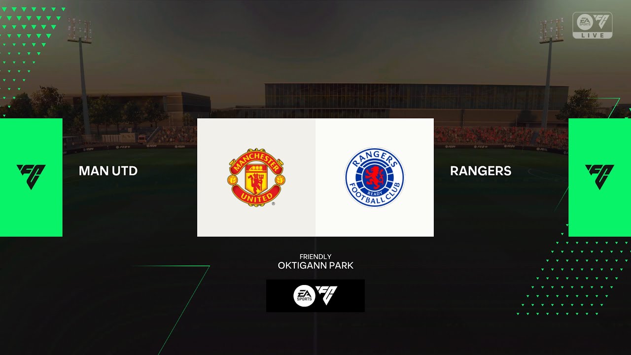 Manchester United vs Rangers - Club Friendly - 20th July 2024 Full ...