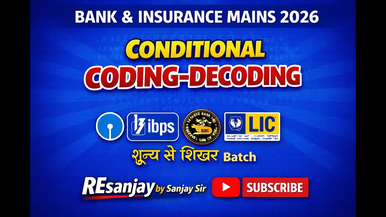Conditional Coding-Decoding Mains Reasoning 2026 | Bank Exams ...