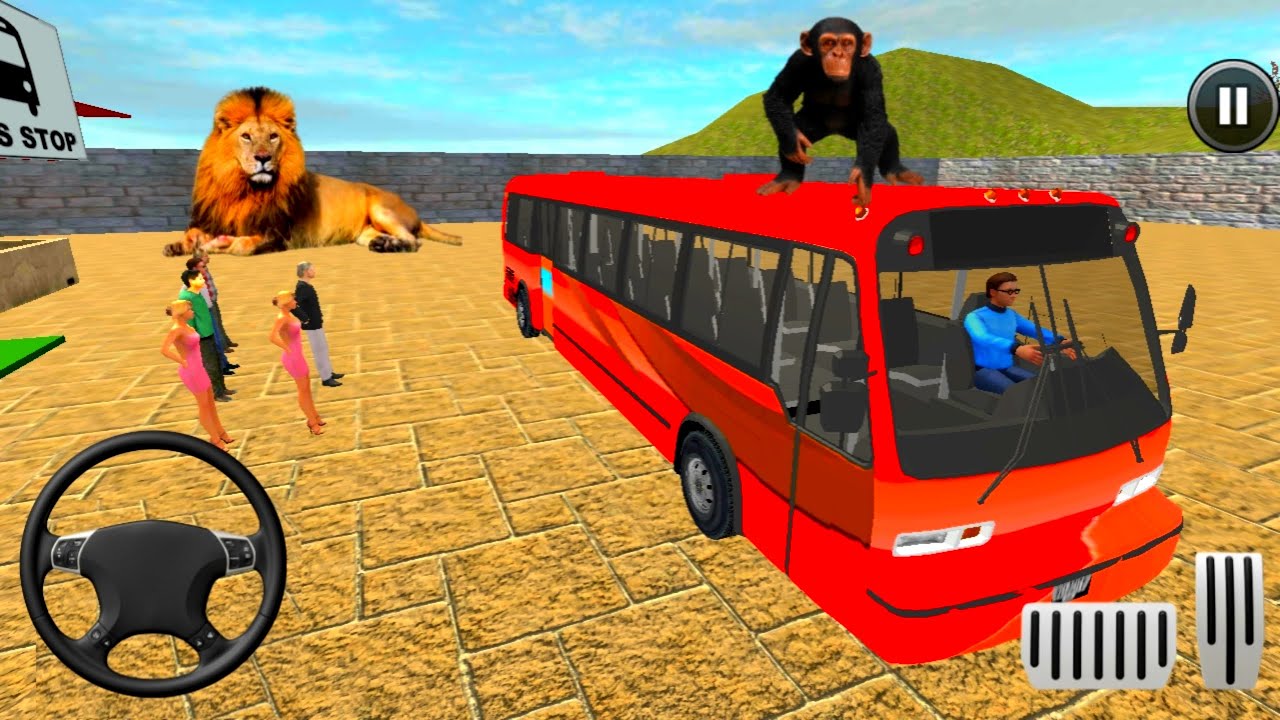 Uphill Offroad bus Driving Simulator - Tourist Passengers Bus Driver ...