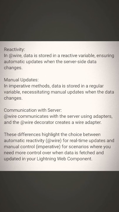 Wire and Imperative Method In LWC. - YouTube