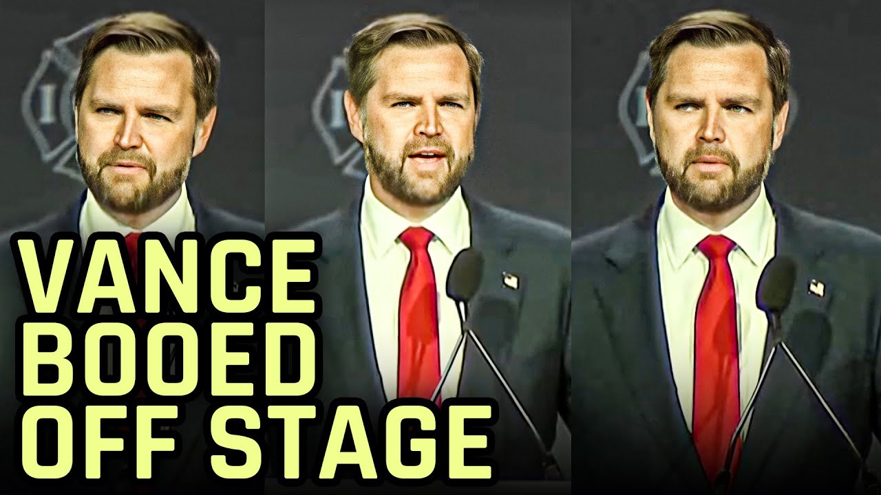 Utterly Humiliated JD Vance Gets Booed Off Stage - YouTube