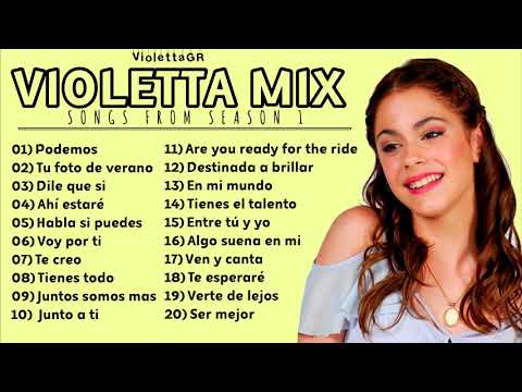 VIOLETTA - BEST SONGS • Season 1 ( 1 HOUR ) | VIOLETTA PLAYLIST / MIX