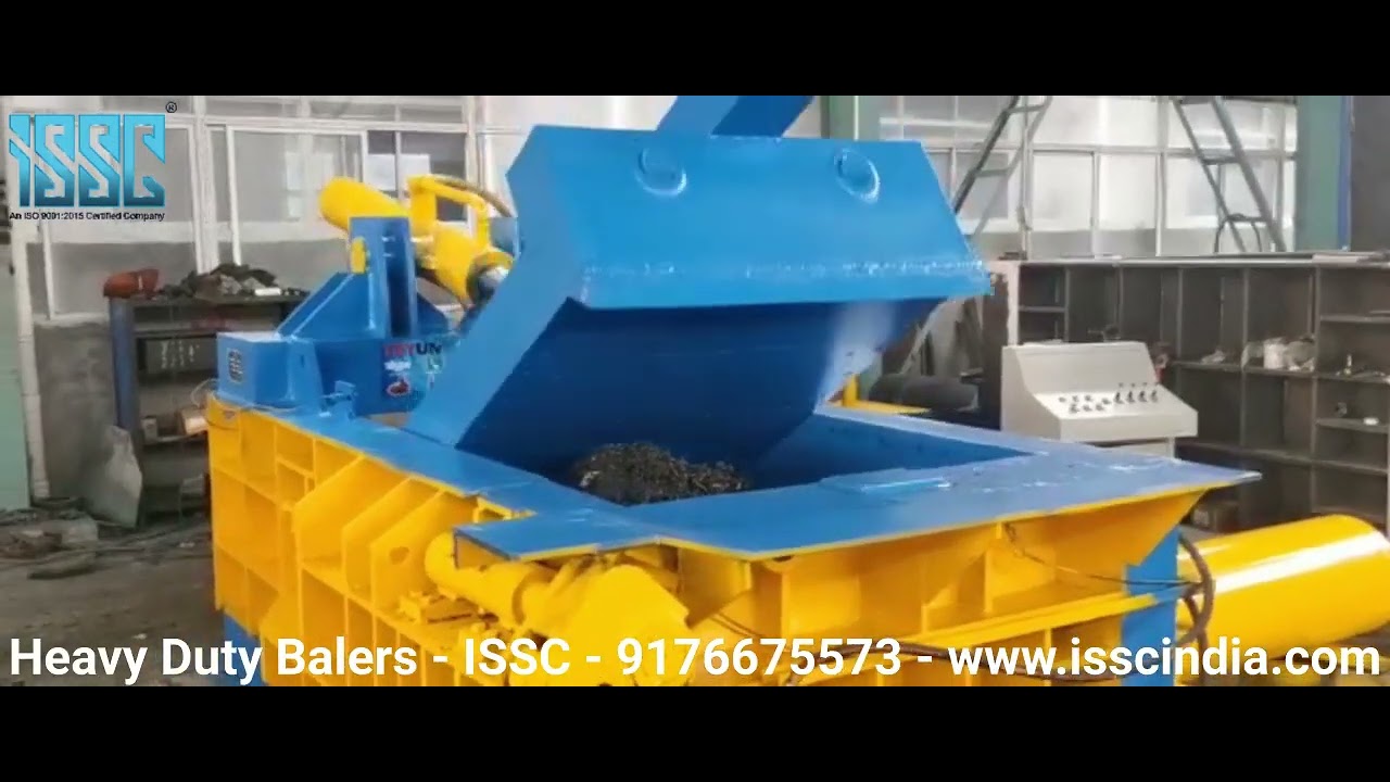 ISSC Metal Scrap Baler - Metal Recycling, Baling Machine. Complete ...