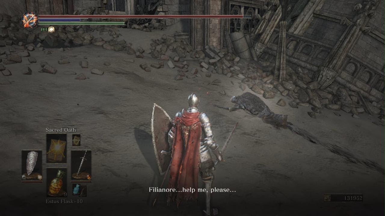 DARK SOULS 3 Slave Knight Gael Boss Fight - YouTube