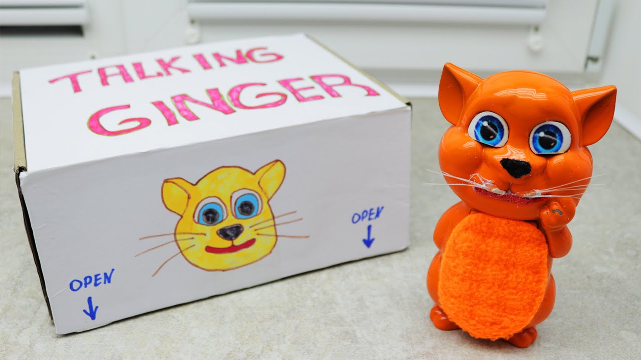 Unpacking Talking Ginger game. My ideas. DIY - YouTube