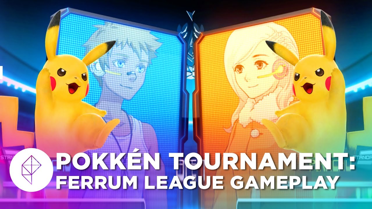 Pokkén Tournament: Ferrum League Gameplay — Pikachu and Gengar - YouTube